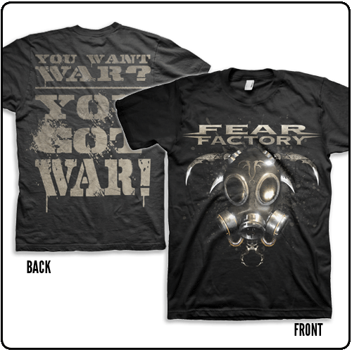 Fear Factory t-shirts | Official Fear Factory Merchandise | Officially ...