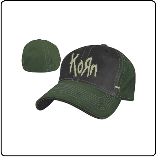 Korn - Unstr Olive Charcoal Flex Cap